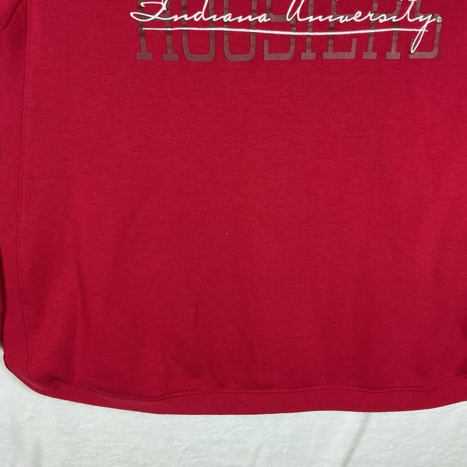 Champion Indiana University Hoosiers Long Sleeve Womens Sweater XL Red ...