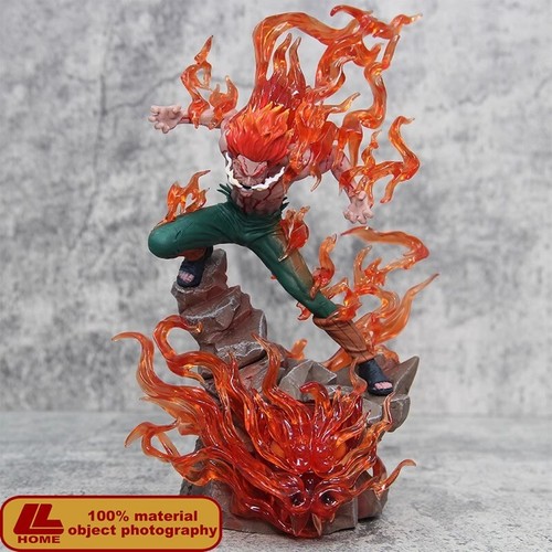 Anime ninja Night Might Guy HachimonTonkou Squat Figure Statue toy Gift ...
