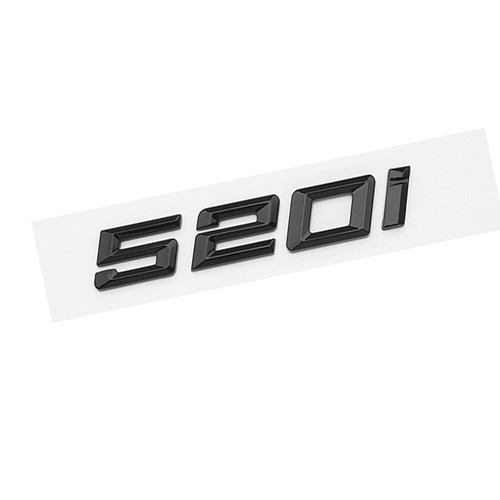Für BMW 520i Schriftzug Embleme Aufkleber Logo Flache Badge Stickers ...