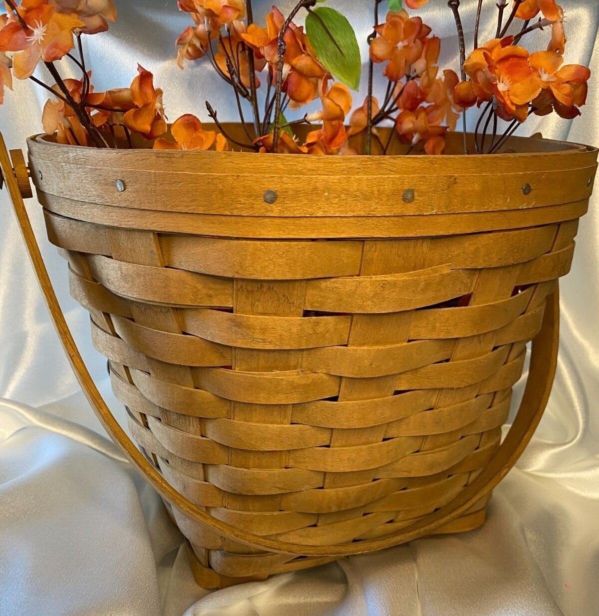 Longaberger basket 1986 measuring basket SIGNED with handle | eBay
