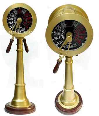 42" Inch Brass Nautical Ship Telegraph Vintage Marine Engine Room ...