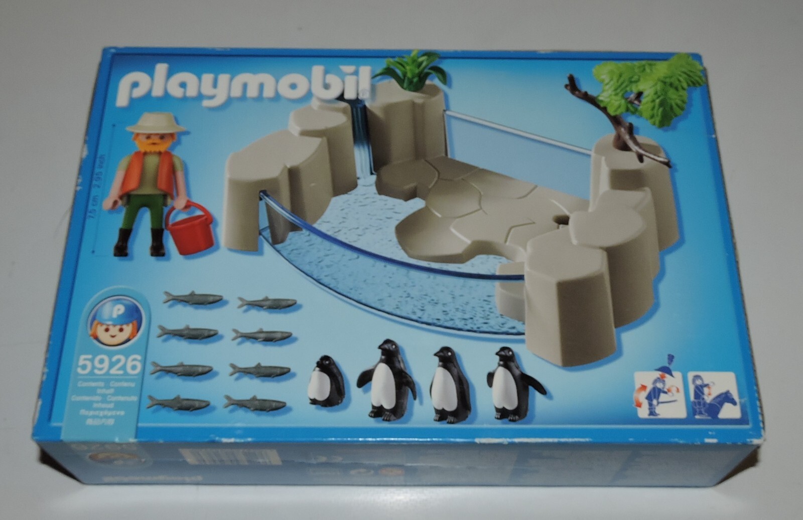 PLAYMOBIL 5926 Penguins Pool Zookeeper Zoo Keeper for sale online | eBay