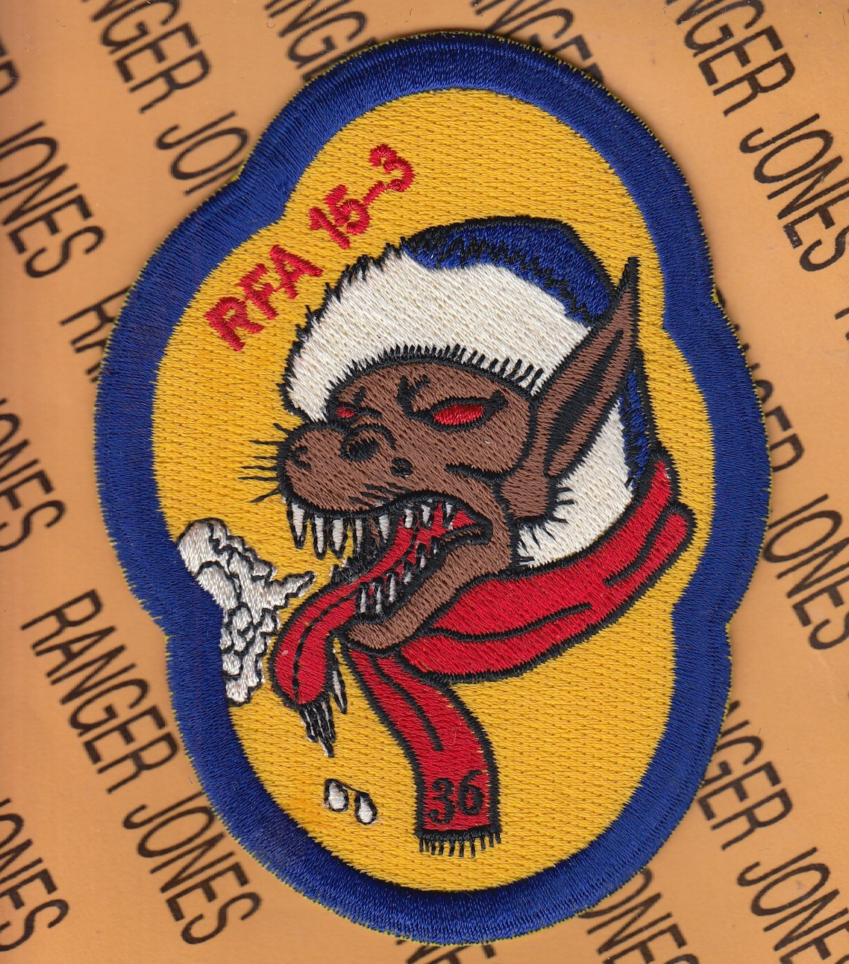 USAF Air Force 36th Fighter Sq FS Fiend Red Flag Alaska RFA 4.5" patch ...