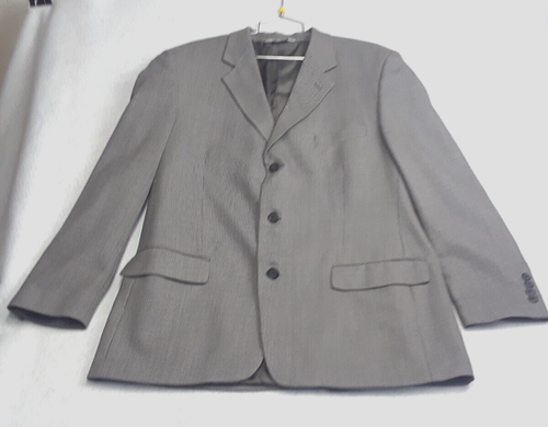 Linea Uomo Blazer Sport Coat 43R Wool Herringbone Brown Ventless | eBay
