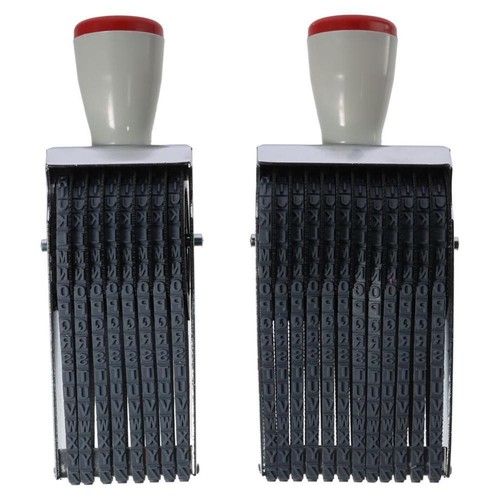 Number Symbol Rolling Wheel Stamp 8 or 12 Digit Roller Stamps Business ...