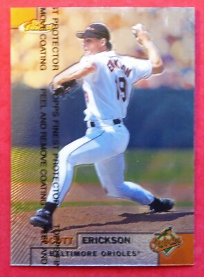 1999 Topps Finest Scott Erickson #202 (Orioles) NM+ | eBay
