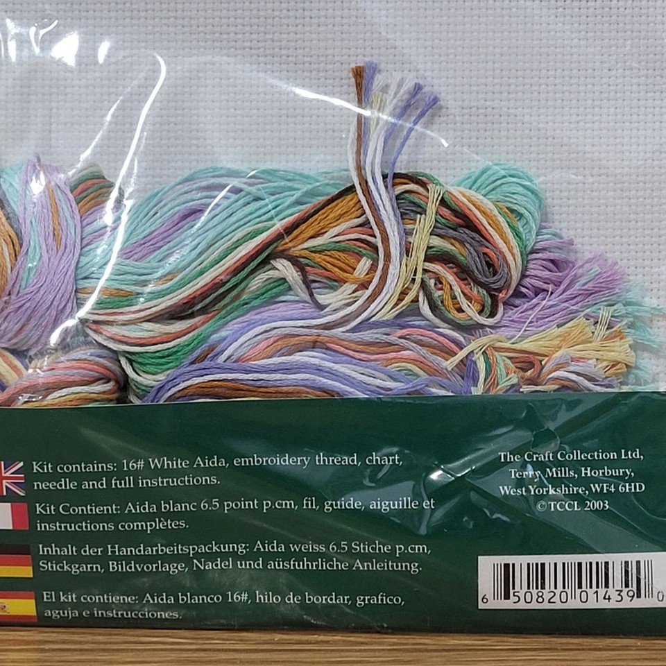 The Craft Collection Unlimited Baby's Crib Counted Cross Stitch Kit New ...