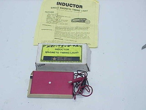 Mag Tech Deluxe Inductor Magneto Timing Light Vertex Joe Hunt Magsarus ...