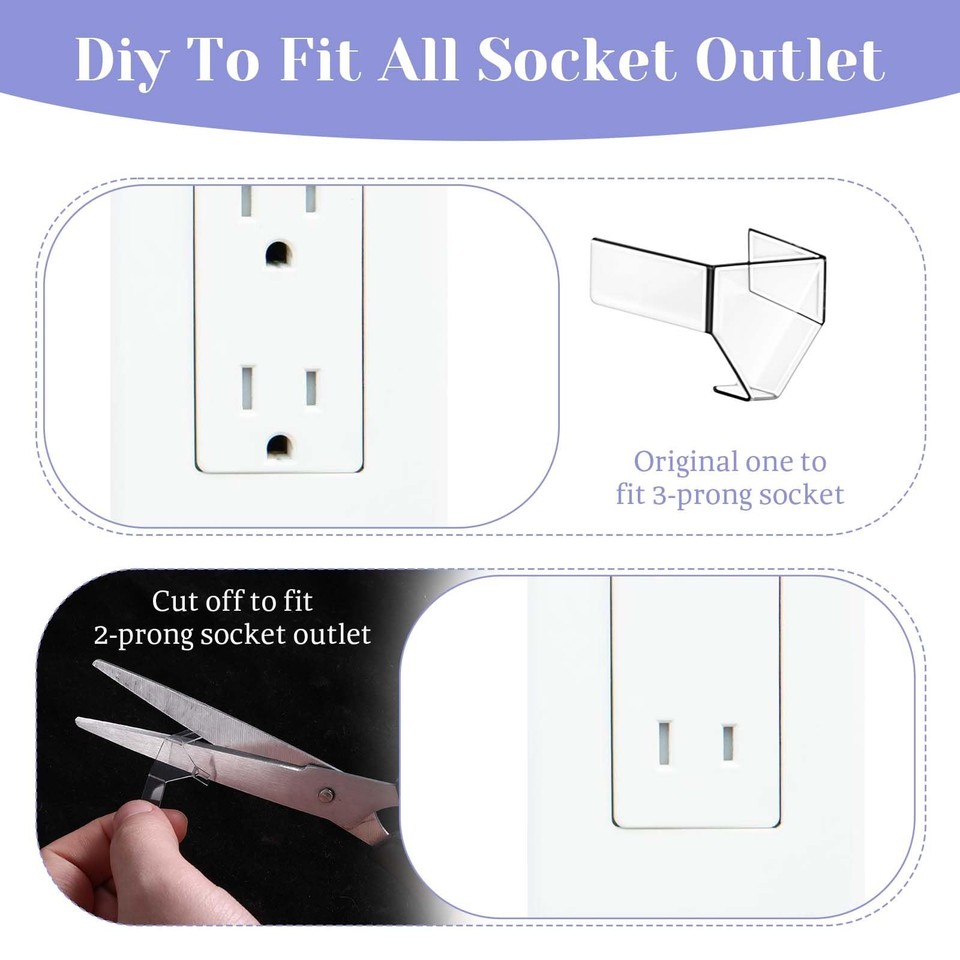 20Pcs Snug Plugs for Loose Outlets 3 Prong Loose Outlet Plug Fix ...