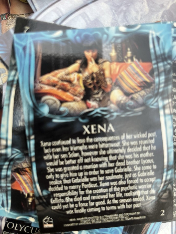 Xena Warrior Princess Trading Cards Job Lot Bundle | eBay UK