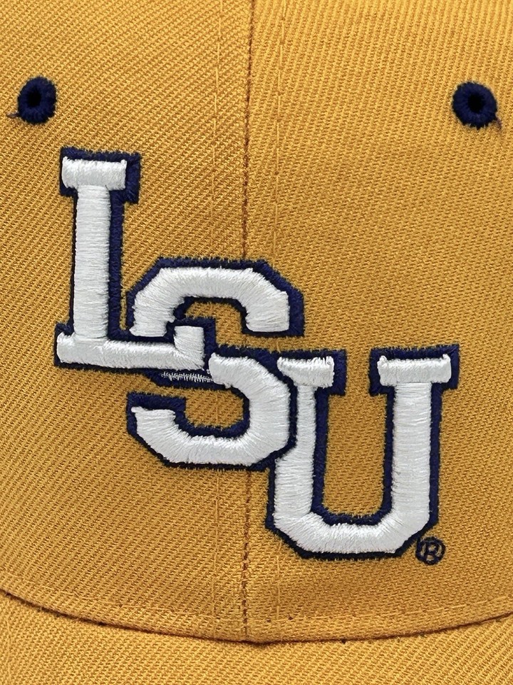 Zephyr Mens Hat LSU Tigers Fitted Cap Baseball Louisiana State Size 7 ...