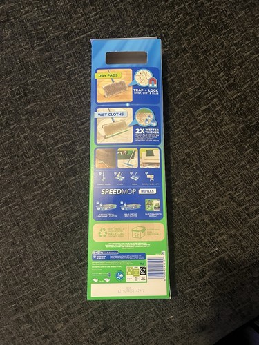 Flash Speed Mop Starter Kit, All-In-One Floor Mopping System 4 Wet + 4 ...