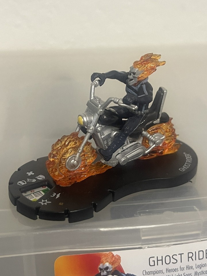 Heroclix Marvel Amazing Spider-Man super rare Ghost Rider #046 w/ Card ...