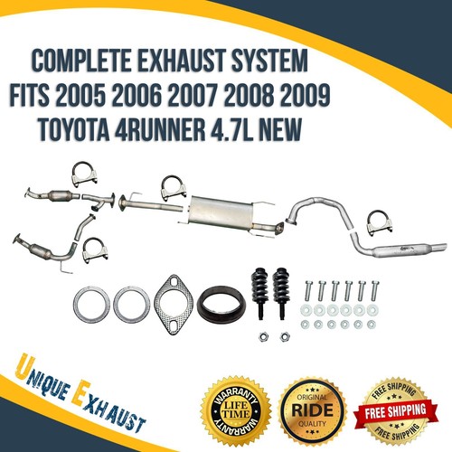 Complete Exhaust System Fits 2005 2006 2007 2008 2009 Toyota 4Runner 4 ...