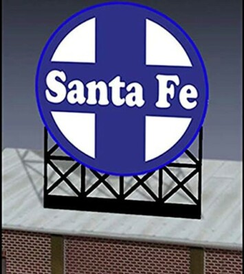 Miller Engineering ~ HO or N Scale ~ Santa Fe Animated Billboard ...