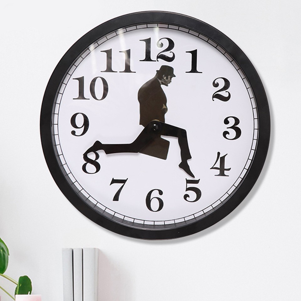 Silly Wall Clocks Comedy Inspired Ministry of Silly Walk Wall Clock for ...