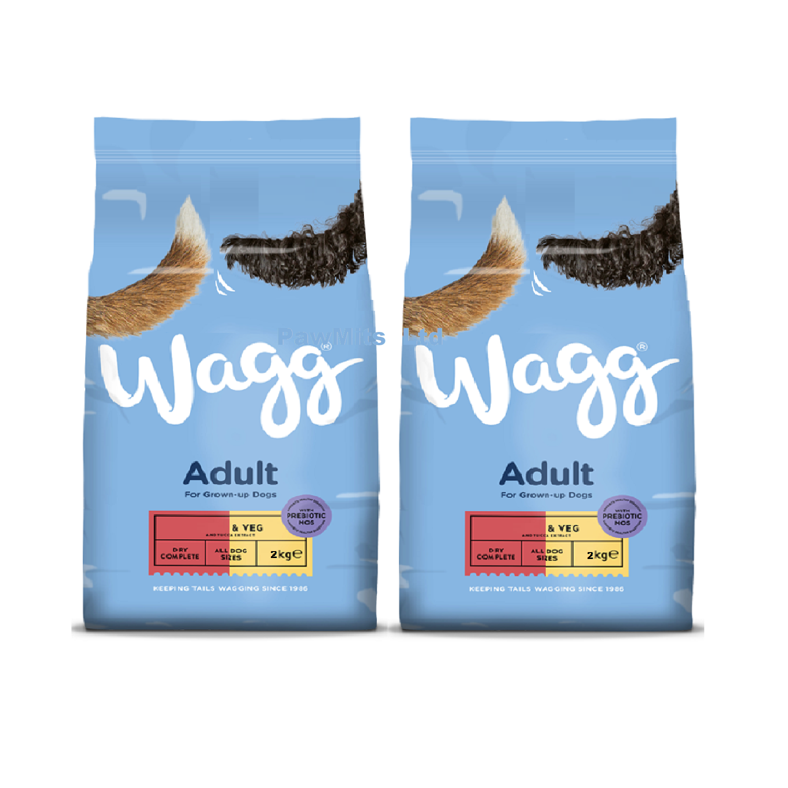 WAGG COMPLETE - (1kg to 12kg) - Adult Dry Dog Food Kibble bp Chicken ...
