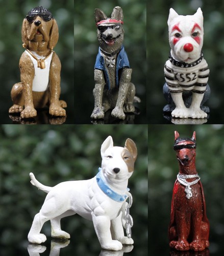 Homies Dog Pound Series 1 Figure Lot of 4 + Lil Homies HoodHounds Bull ...
