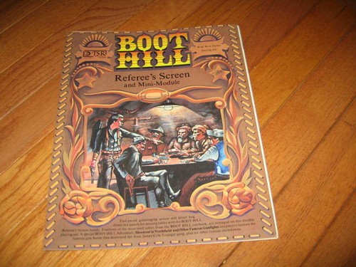 Boot Hill RPG Referee's Screen and Mini-Module | eBay