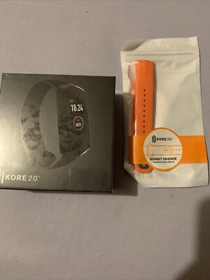 kore 2.0 smart watch + sunset orange replacement band. $70 on Amazon | eBay