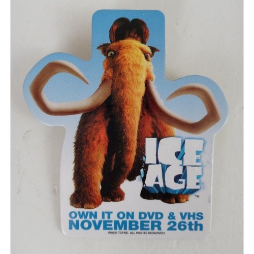 DreamWorks Ice Age DVD & VHS Movie Promo Button Pin | eBay