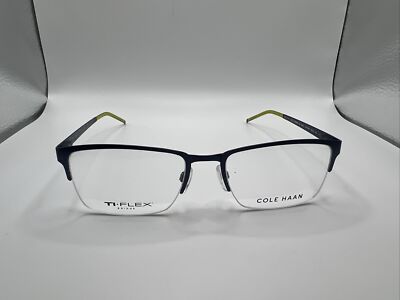 Cole Haan CH4014 414 Navy 53/18 140 men’s half rimless frames I115 | eBay