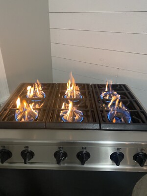 GE MONOGRAM ZGU36N6D1SS 36" PROFESSIONAL NATURAL GAS RANGETOP COOKTOP ...