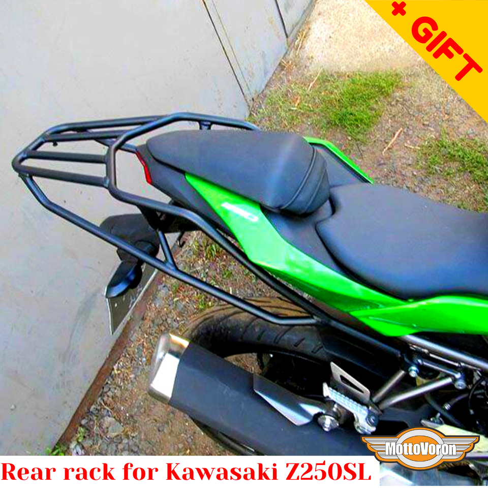 For Kawasaki Z250SL rear rack Z250 SL Kawasaki rear luggage rack, Bonus ...