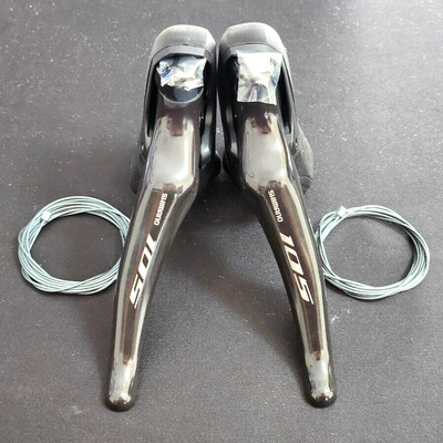 Shimano 105 ST-R7000 STI Shifter Brake Lever Pair Set 2x11 Speed Black ...