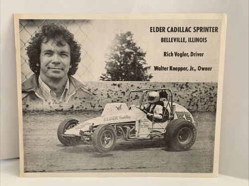 Rich Vogler Sprint Car Racing Handout / Postcard | eBay