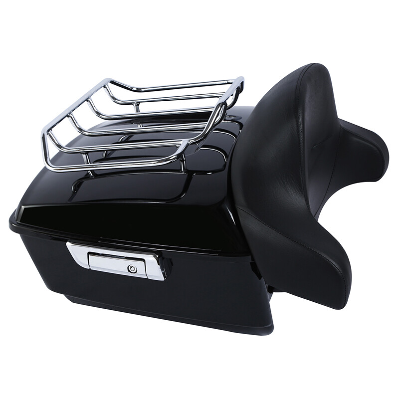 King Trunk Luggage Rack Backrest Fit For Harley Street Glide Tour Pak ...