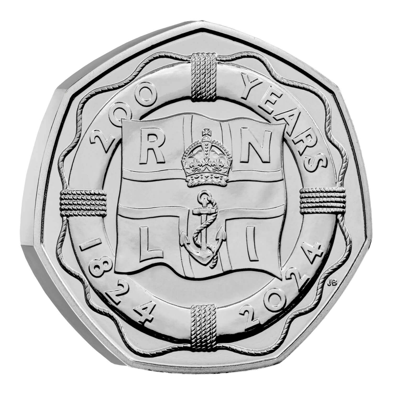2024 50p pence coin RNLI, Salmon and Team GB Olympics UK Royal Mint ...