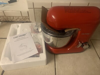Cheftronic Stand COUNTERTOP Mixer Red, 500 W , 6+ SPEED, | eBay