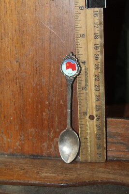 Vintage Collector Tea Spoon Silver Tone USSR Souvenir Made in New ...
