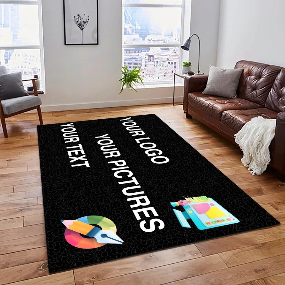 Custom Rug, Custom Image Rugs, Custom Rug with Your Logo, Custom Rug ...