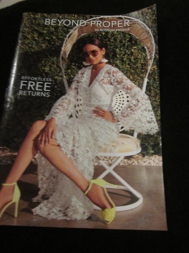 Beyond Proper by Boston Proper Catalog Look Book May 2018 Brand New | eBay