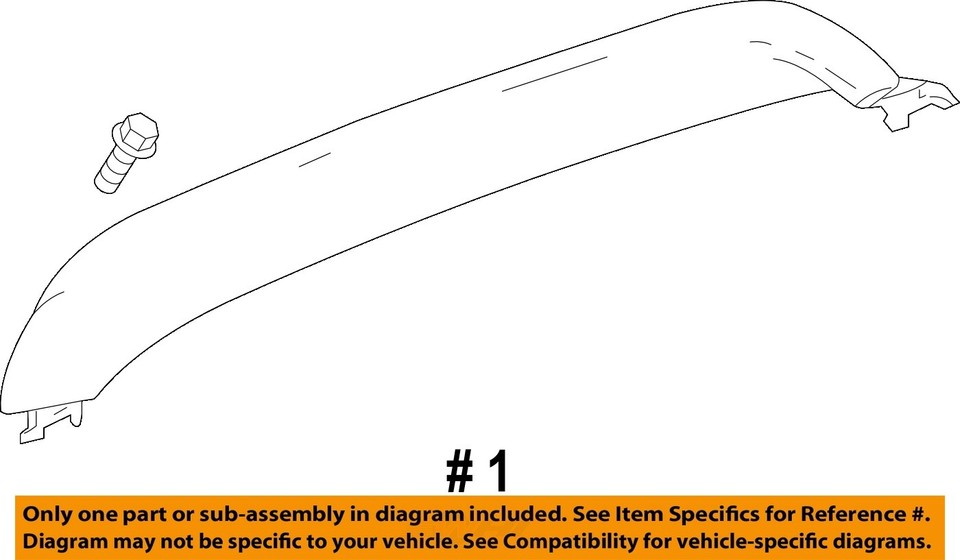 GM OEM 17-23 Bolt EV Lift Gate Interior Trim-Upper Gate Trim 42594969 ...