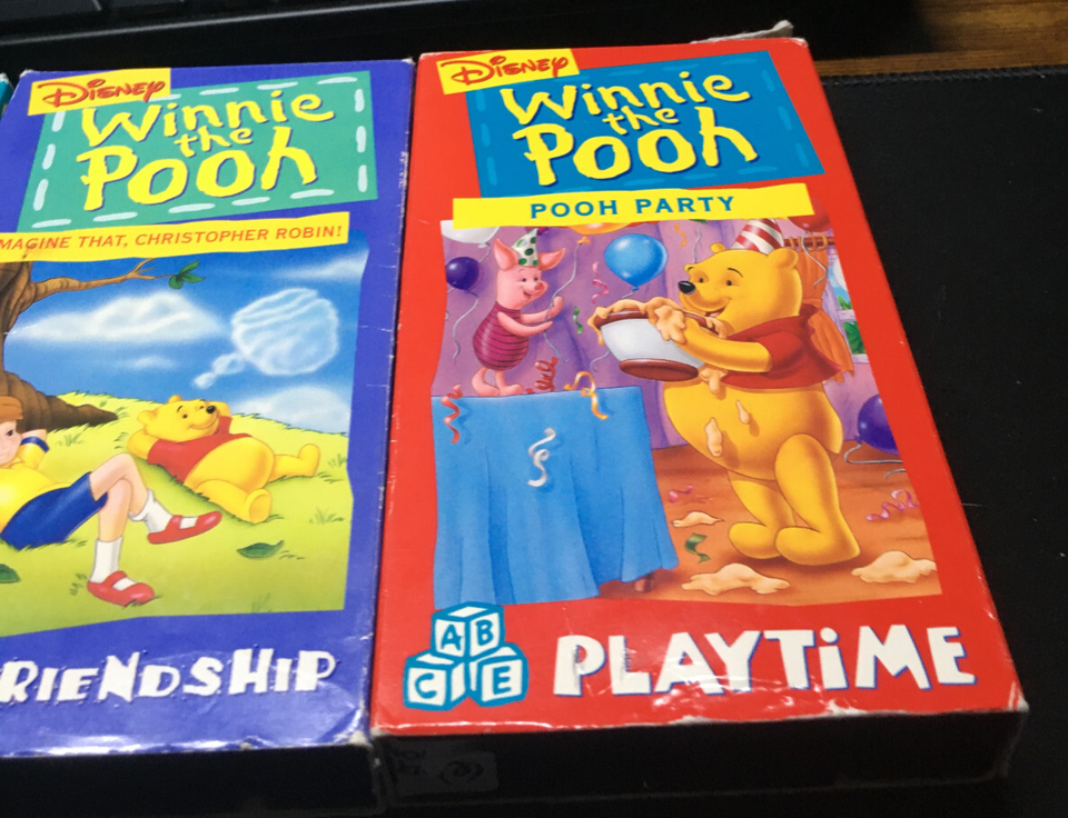 VHS-Winnie the Pooh Lot 4 — Three Cheers / Making Friends / Imagine ...