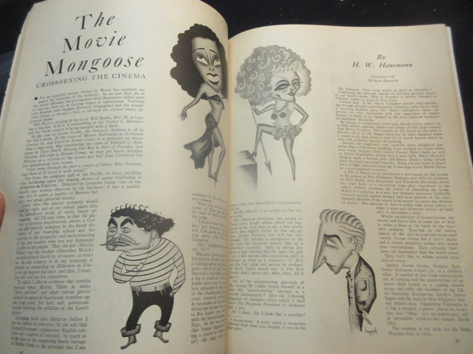 College Humor Magazine Decmber 1932 Avis Mac cover Football Red Grange ...