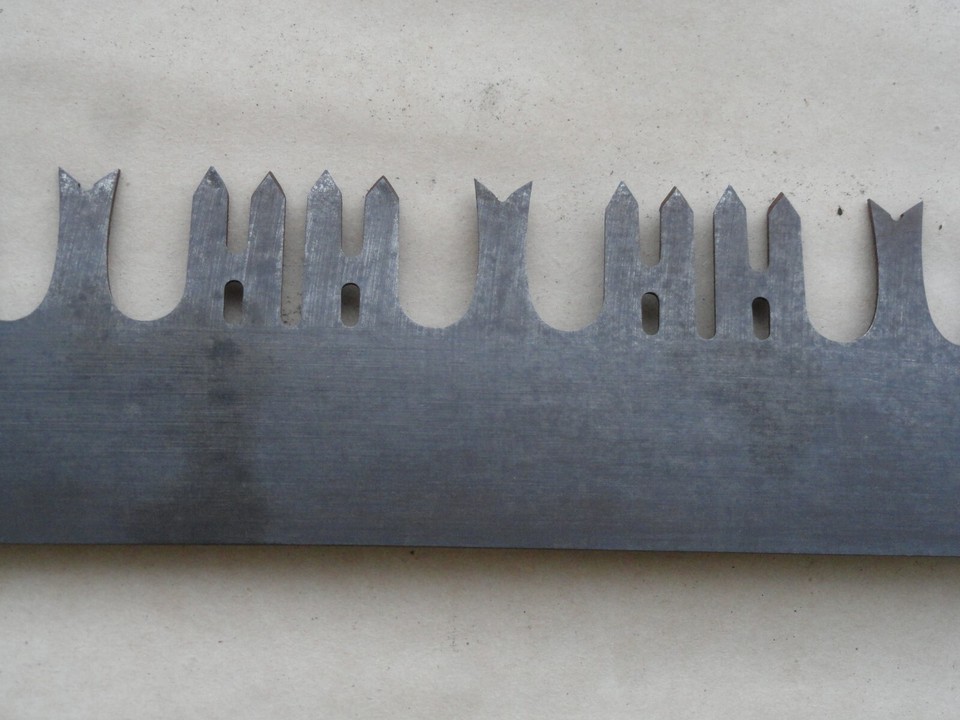 Two Man Crosscut Saw Perforated Lance Tooth 5 1/2 ft. Cross Cut 2 Man ...