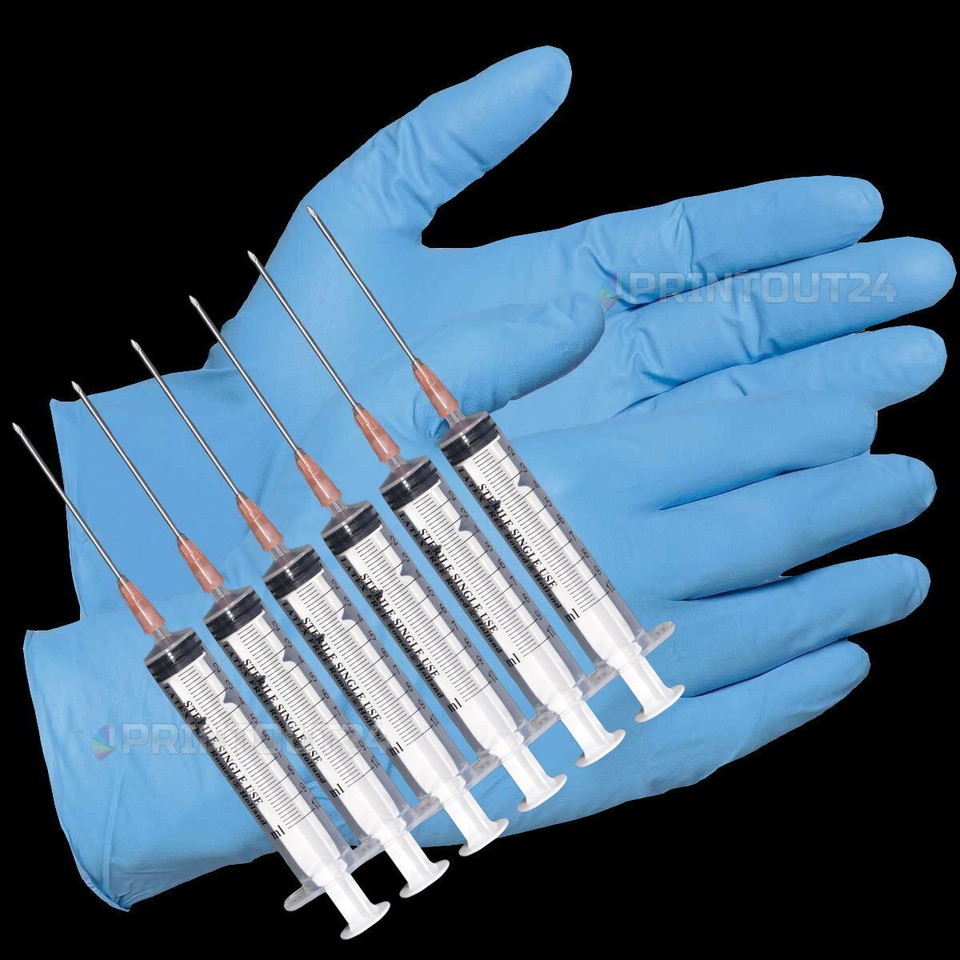 6X1L InkTec® DYE Ink Refill Set For HP 81 HP81 DesignJet 5000 5500 ...