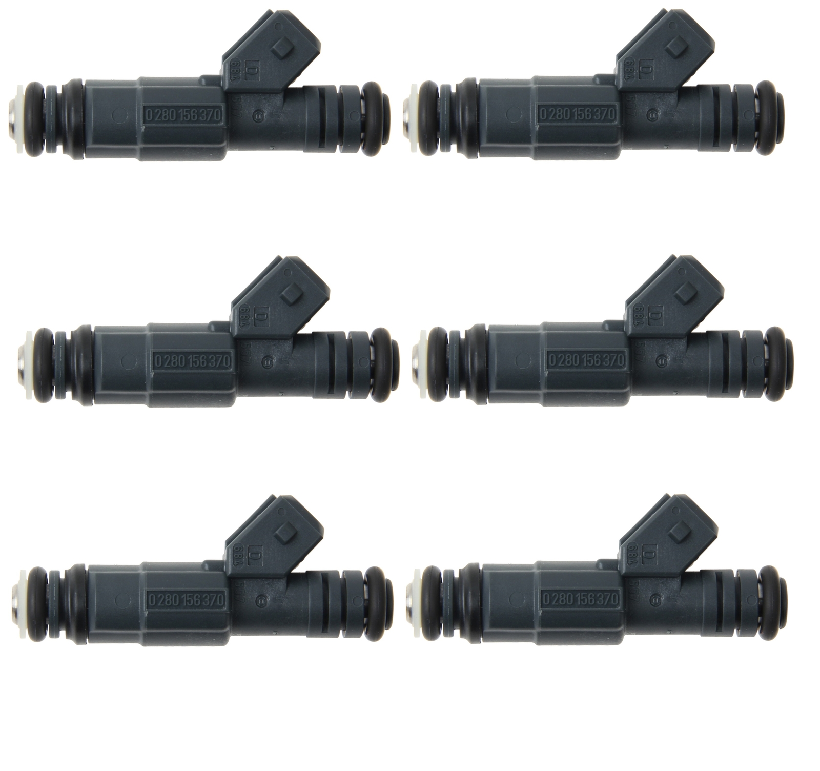 Set 6 Bosch Port Fuel Injectors for BMW E46 E36 328i 328is 528i M3 Z3 ...