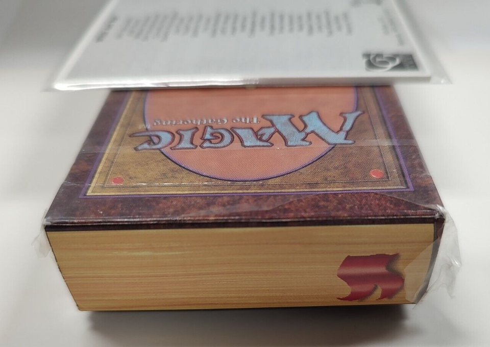 MAGIC THE GATHERING MTG EMPTY ALPHA STARTER DECK BOX WITH RULEBOOK NM U ...