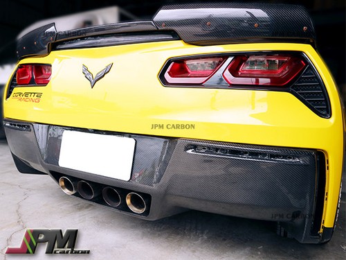 Fit 2014-2018 Corvette C7 Stingray Z51 Z06 OE Style Carbon Fiber Rear ...