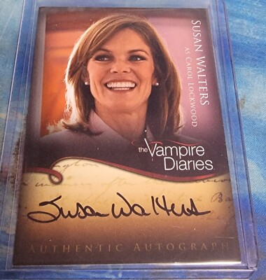 The Vampire Diaries Susan Walters as Carol Lockwood Autograph A17 | eBay