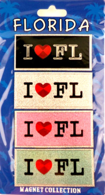 Lot of 24 "I Heart Florida" Magnet Collection, New | eBay