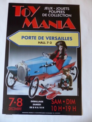 AFFICHE TOYMANIA 7-8 decembre 90 | eBay