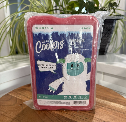Cool Coolers Reusable Ice Packs - XL Ultra Slim (4 Pack) | eBay