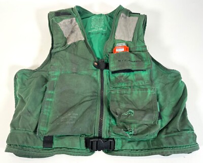 USN USMC Stearns MARK 1 Life Preserver Vest Flight Deck Green Size ...