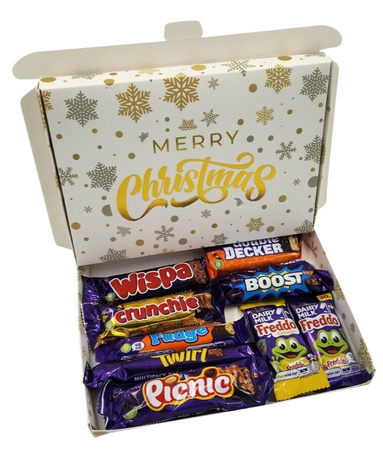 Cadbury Chocolate Freddo Twirl Boost Gift Box Hamper Merry Christmas ...